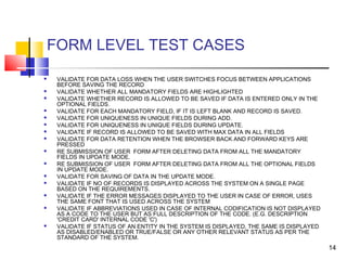 Generic test cases guidelines | PPT