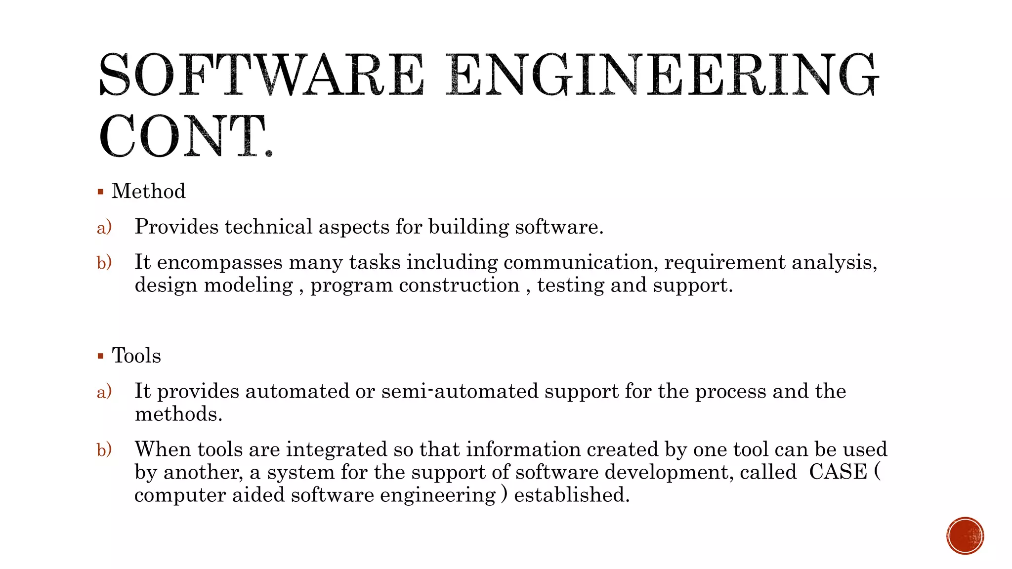 Generic view of software engineering SE | PPTX