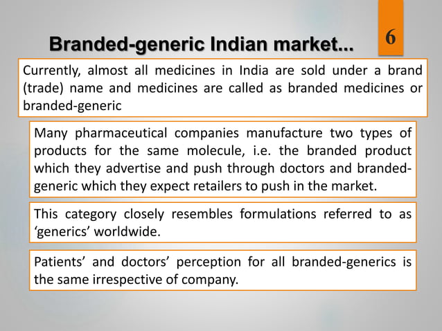 Generic vs branded medicine | PPTX