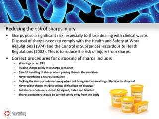 Workplace Infection Control - Information to support your learning | PPTX