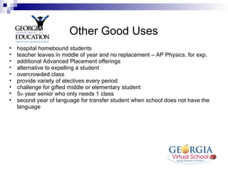 GA Virtual School Information | PPT