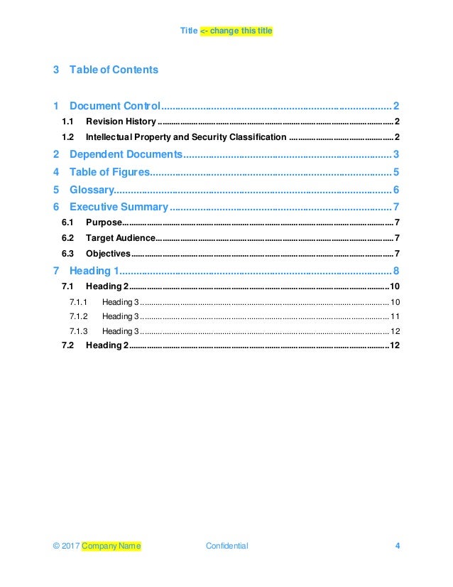 Generic word template
