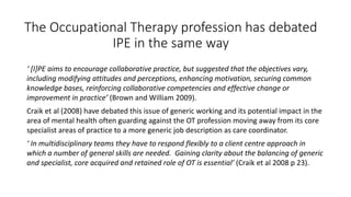 Generic working practices in adult social care (UK) | PPTX