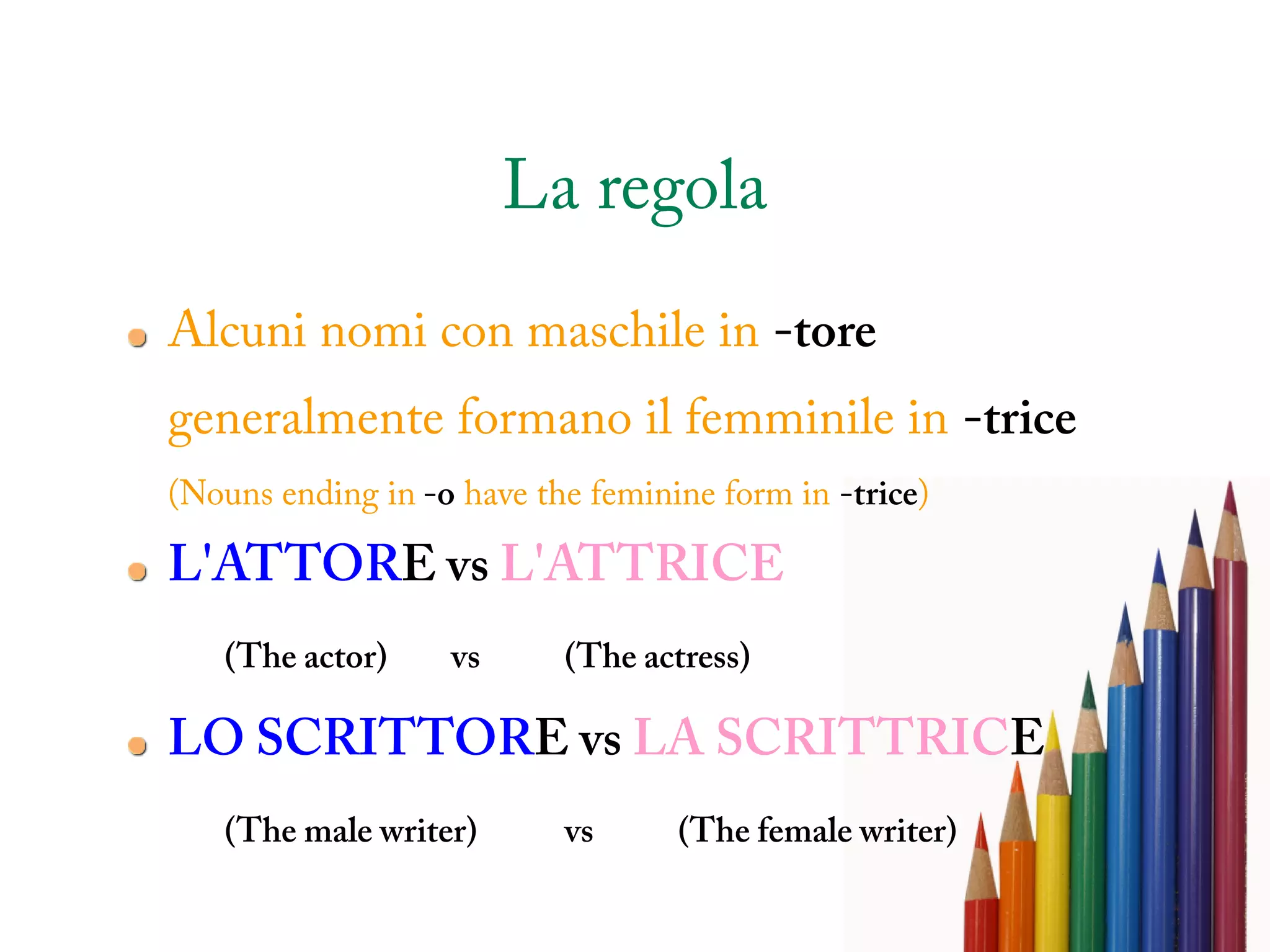 Il genere in italiano | PDF