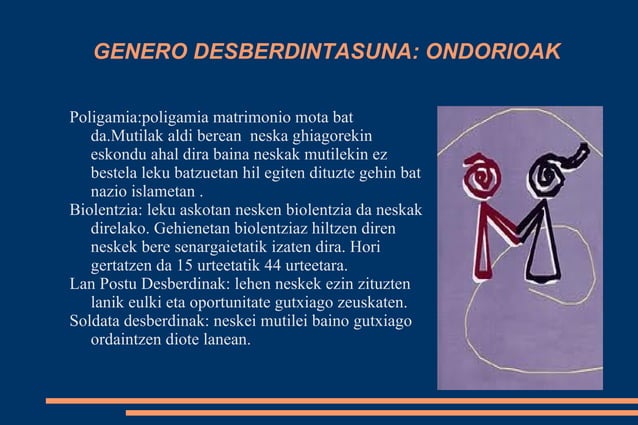 Genero desberdintasuna | PPT