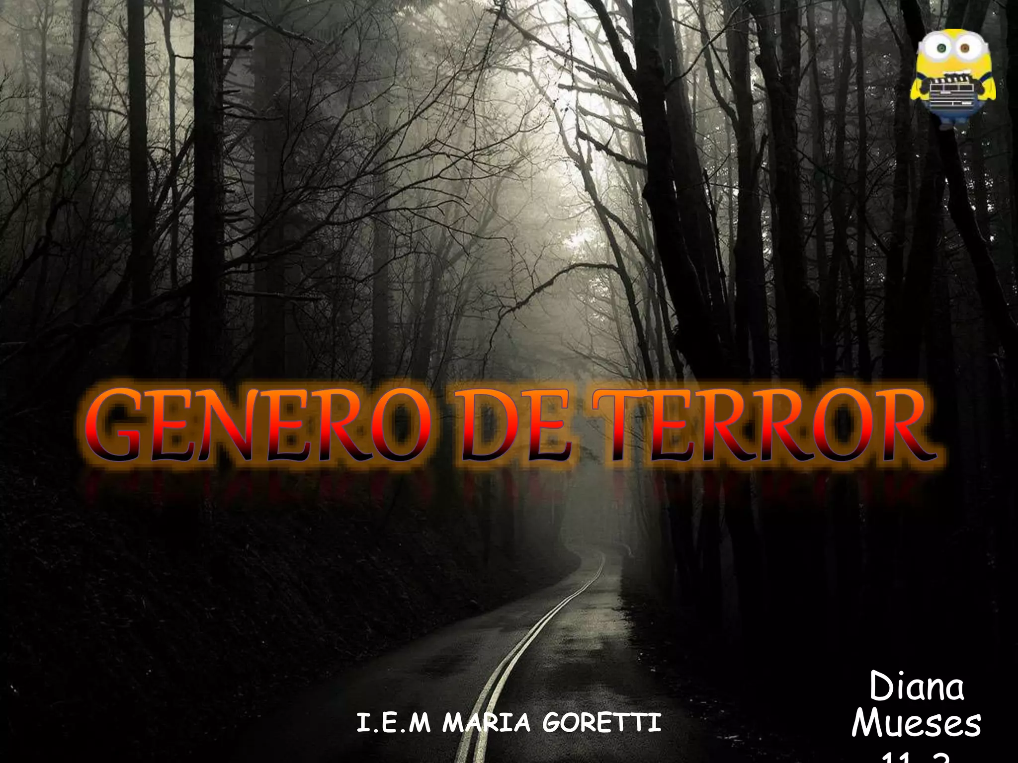 Genero de terror | PPTX
