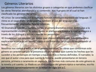Genero maravilloso | PPTX