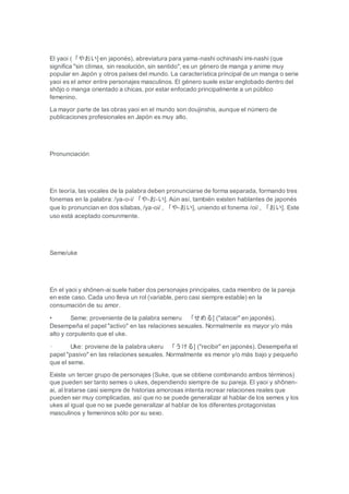 Generos de anime y manga andres velez 1234321 | DOCX