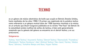 Generos de la música electronica | PDF