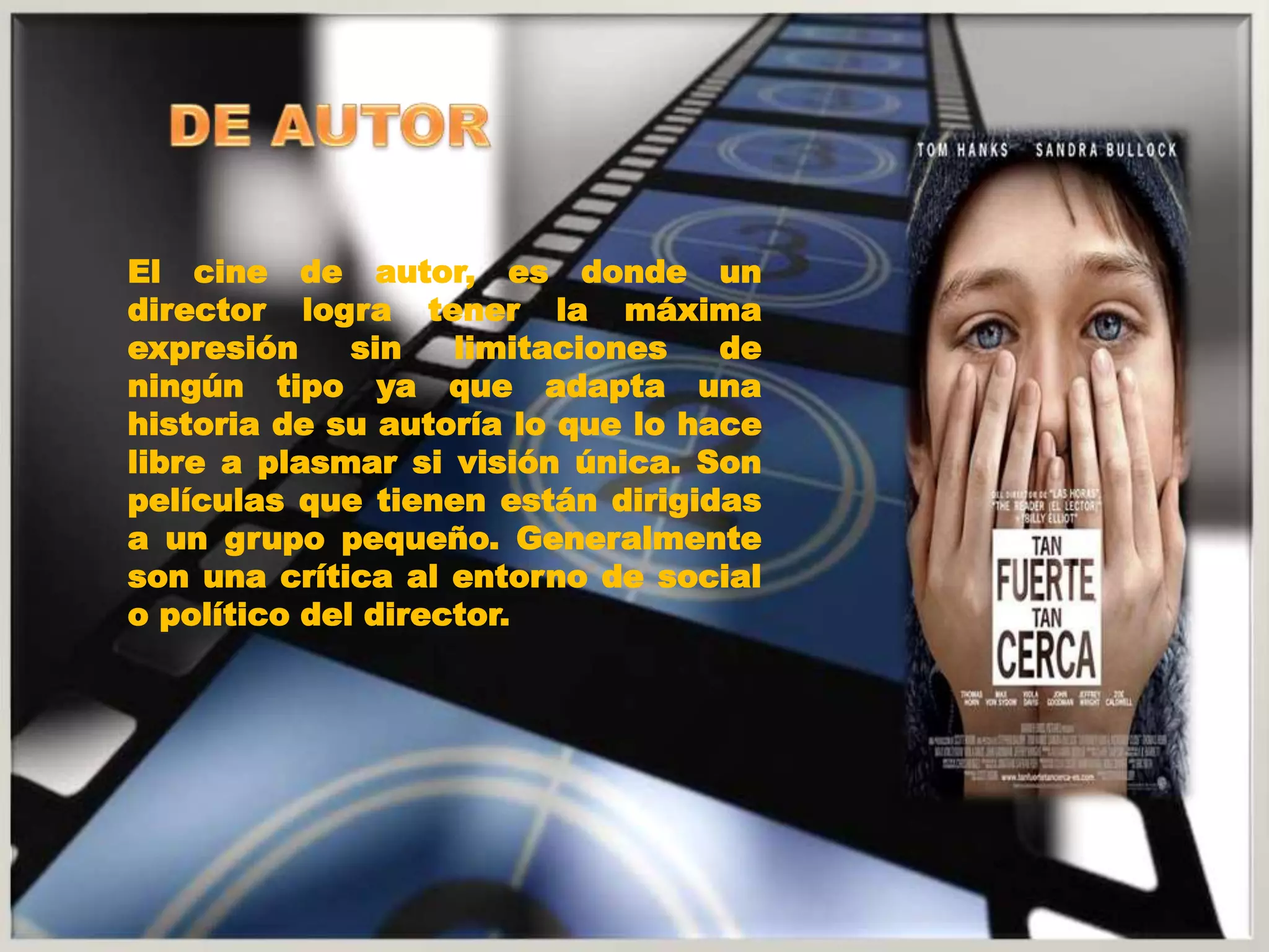 Generos del cine., | PPTX