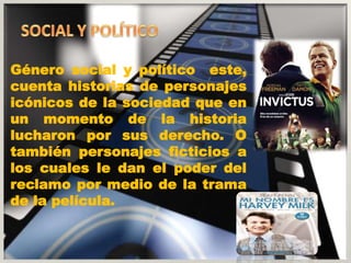 Generos del cine., | PPTX