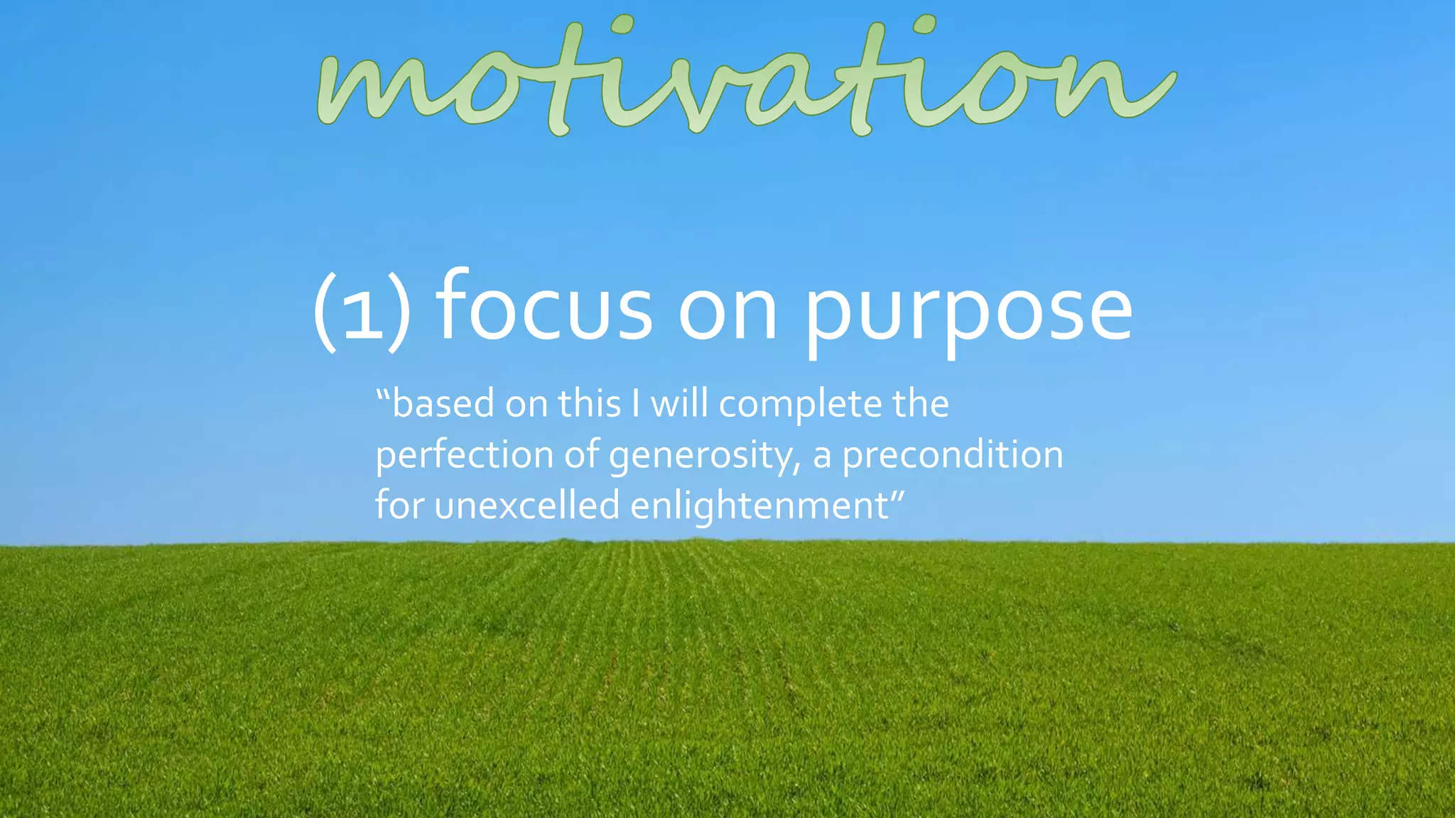 Generosity: the first of the six perfections in Mahayana Buddhism | PPTX