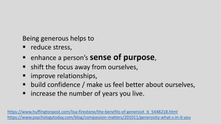 Generosity | PDF
