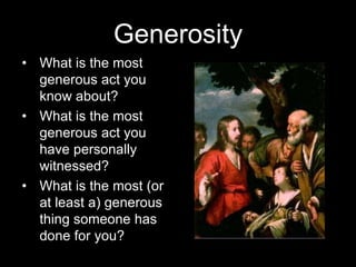 Generosity | PPT