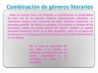 Generos literarios | PPTX