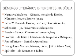 GÊNEROS LITERÁRIOS DA BÍBLIA - slides.pptx