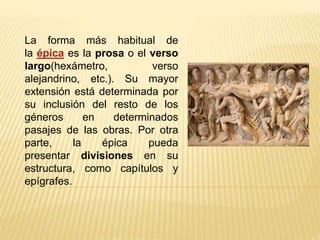 Generos literarios epico | PPTX