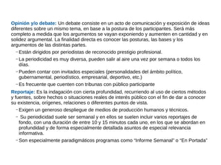 Medios de comunicación. La televisión: Generos y formatos | PDF