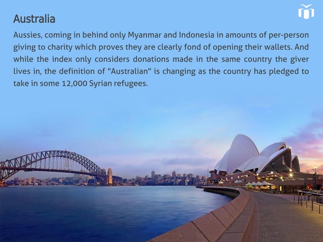 10 Most Generous Countries in The World | PPT