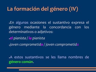 Genero y numero | PPTX