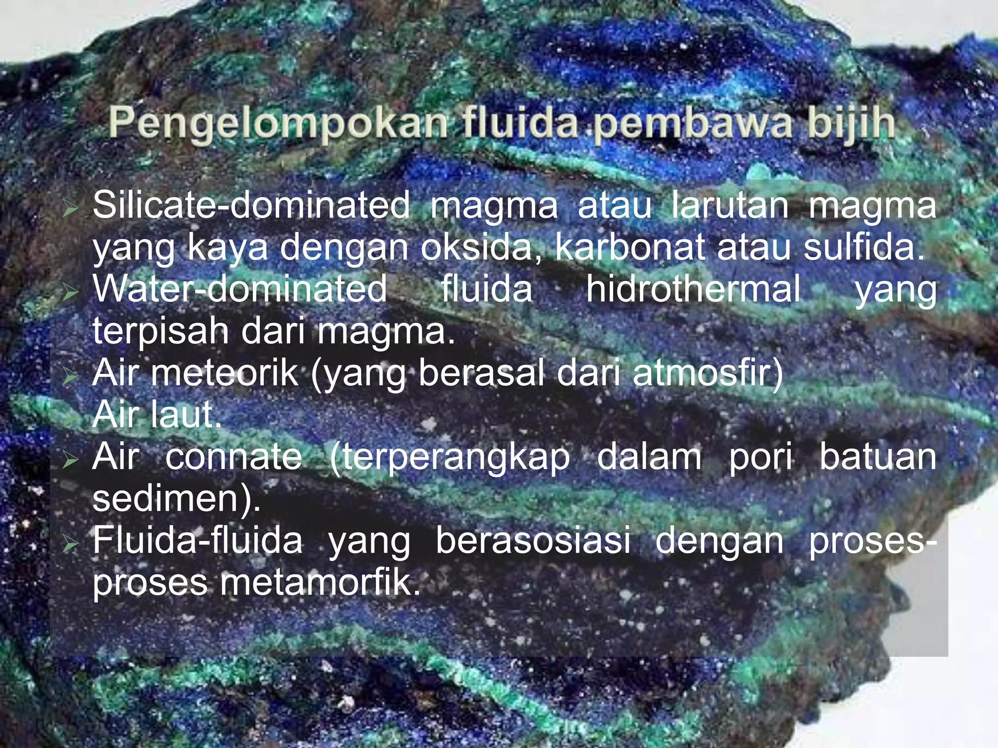 Genesa bahan galian | PPTX