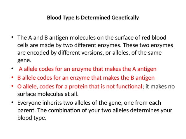 Genes and Blood Type how our blood type controlled by genes.pptx