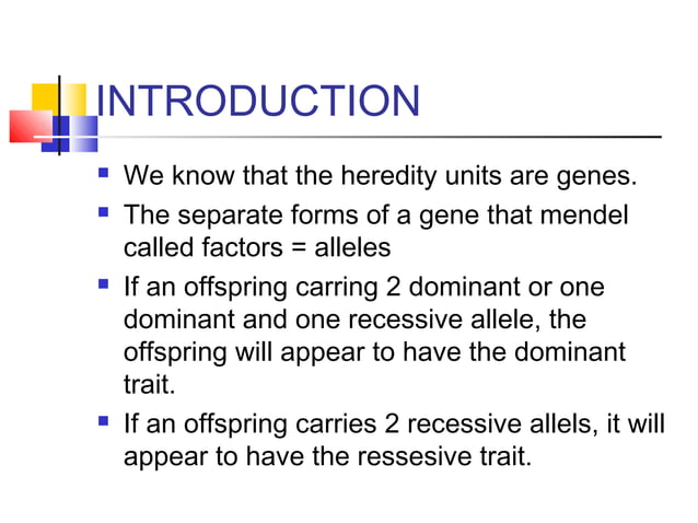 Genes and quantitative characters | PPT