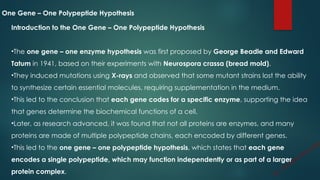 Genes and the genetic code_Central dogma | PPTX