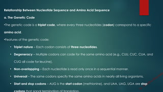 Genes and the genetic code_Central dogma | PPTX