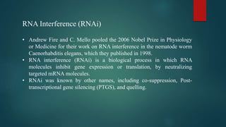 Gene silencing | PPTX