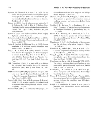 Genes, cognition and communication | PDF | Brain and Nervous System ...