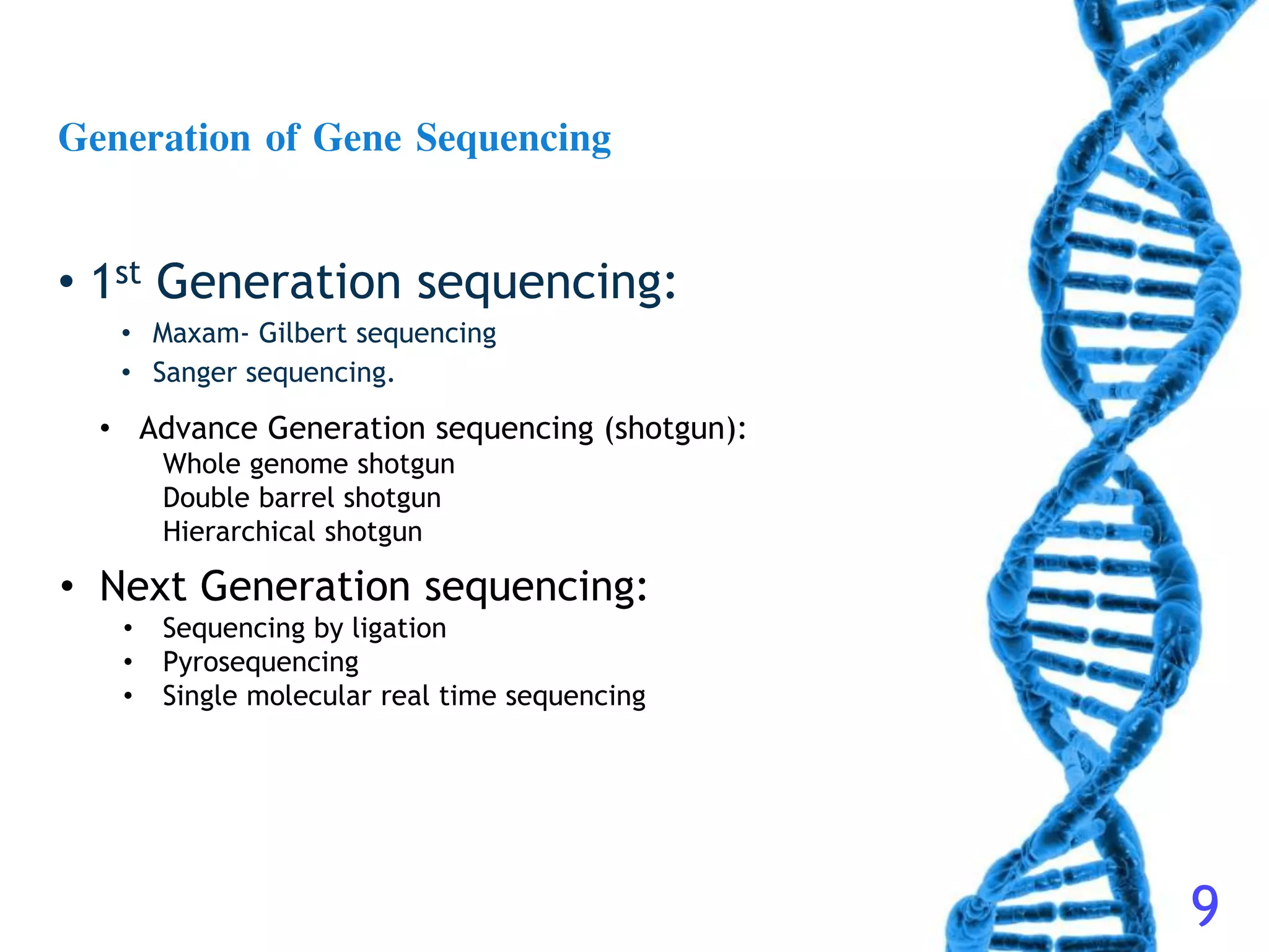 Gene sequencing technique | PPTX