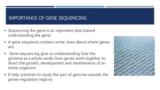 Gene sequencing (pharmacology) (sem 1) | PPTX