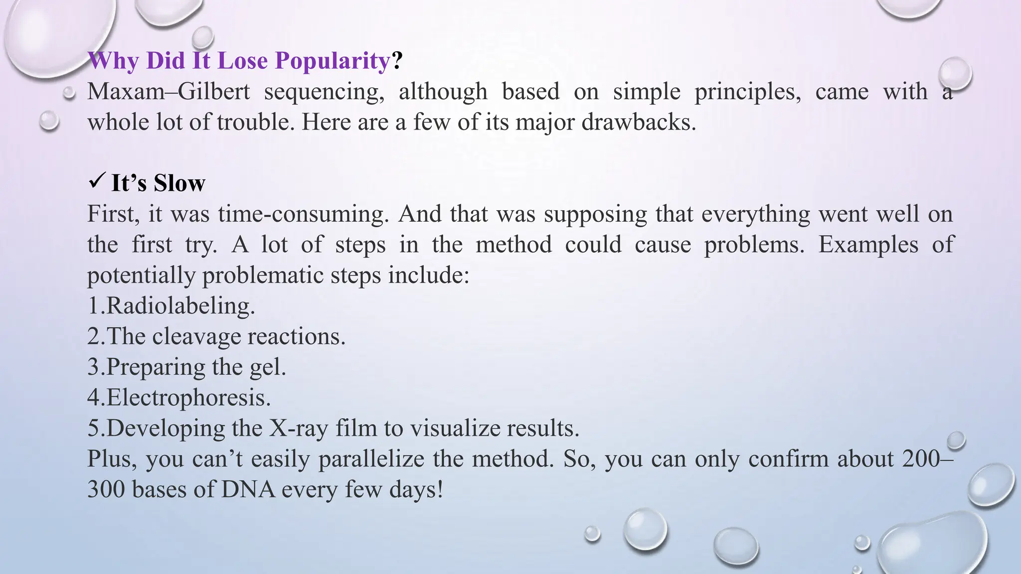 Gene Sequencing | maxam gilbert sequencing | sanger sequencing | PPTX
