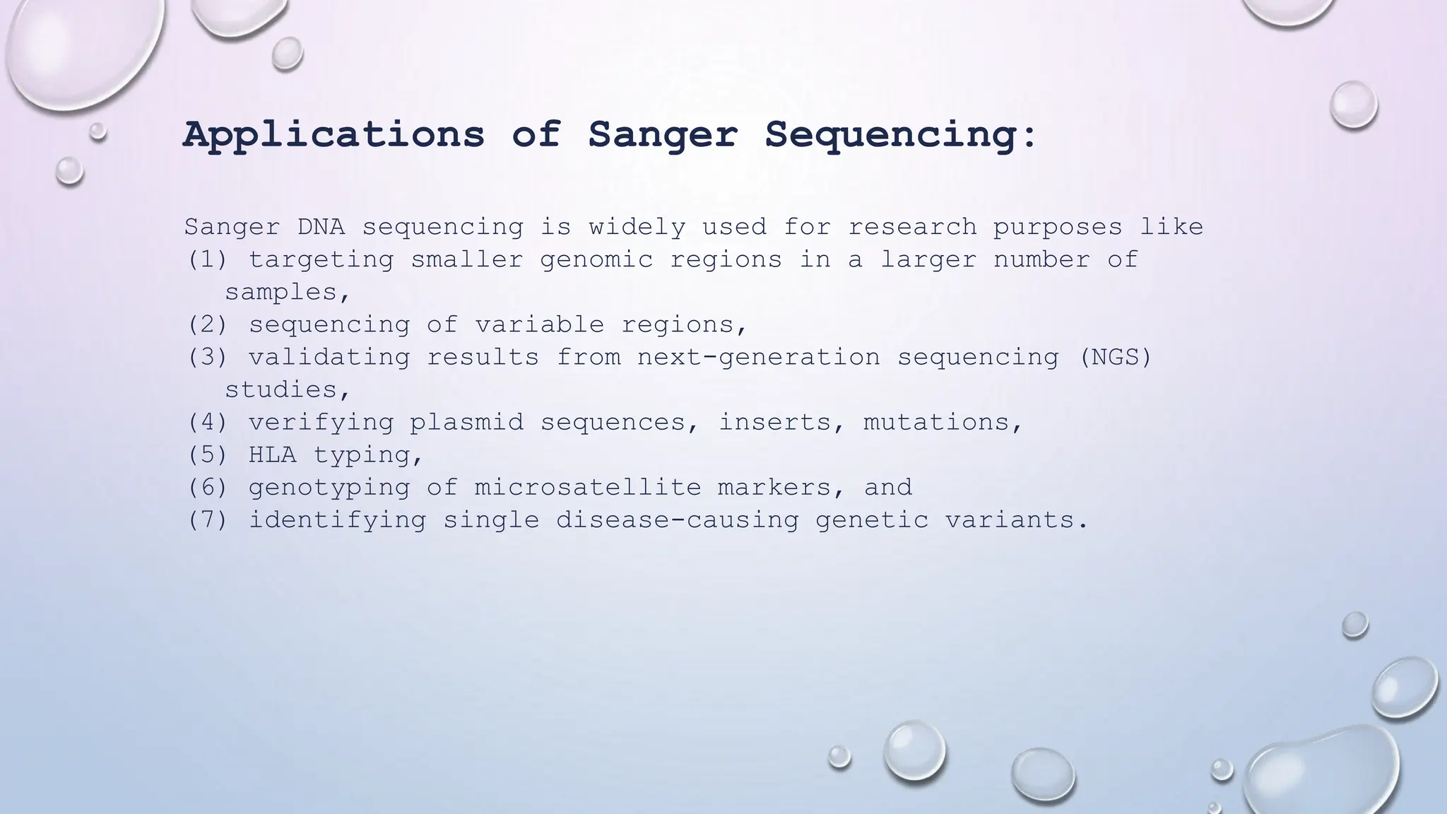 Gene Sequencing Maxam Gilbert Sequencing Sanger Sequencing Pptx