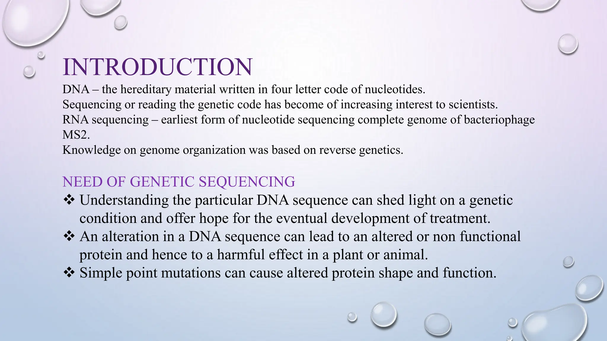 Gene Sequencing Maxam Gilbert Sequencing Sanger Sequencing Pptx