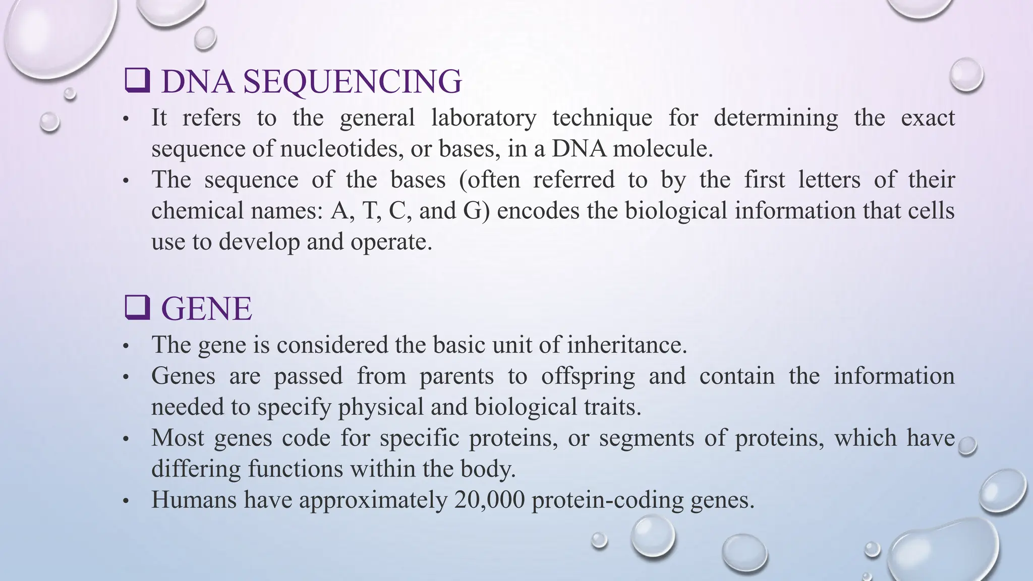 Gene Sequencing | maxam gilbert sequencing | sanger sequencing | PPTX