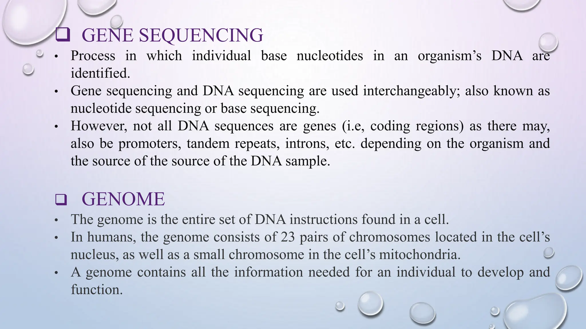 Gene Sequencing | maxam gilbert sequencing | sanger sequencing | PPTX