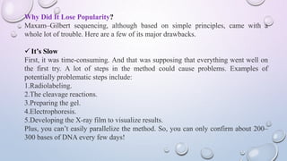 Gene Sequencing | maxam gilbert sequencing | sanger sequencing | PPTX