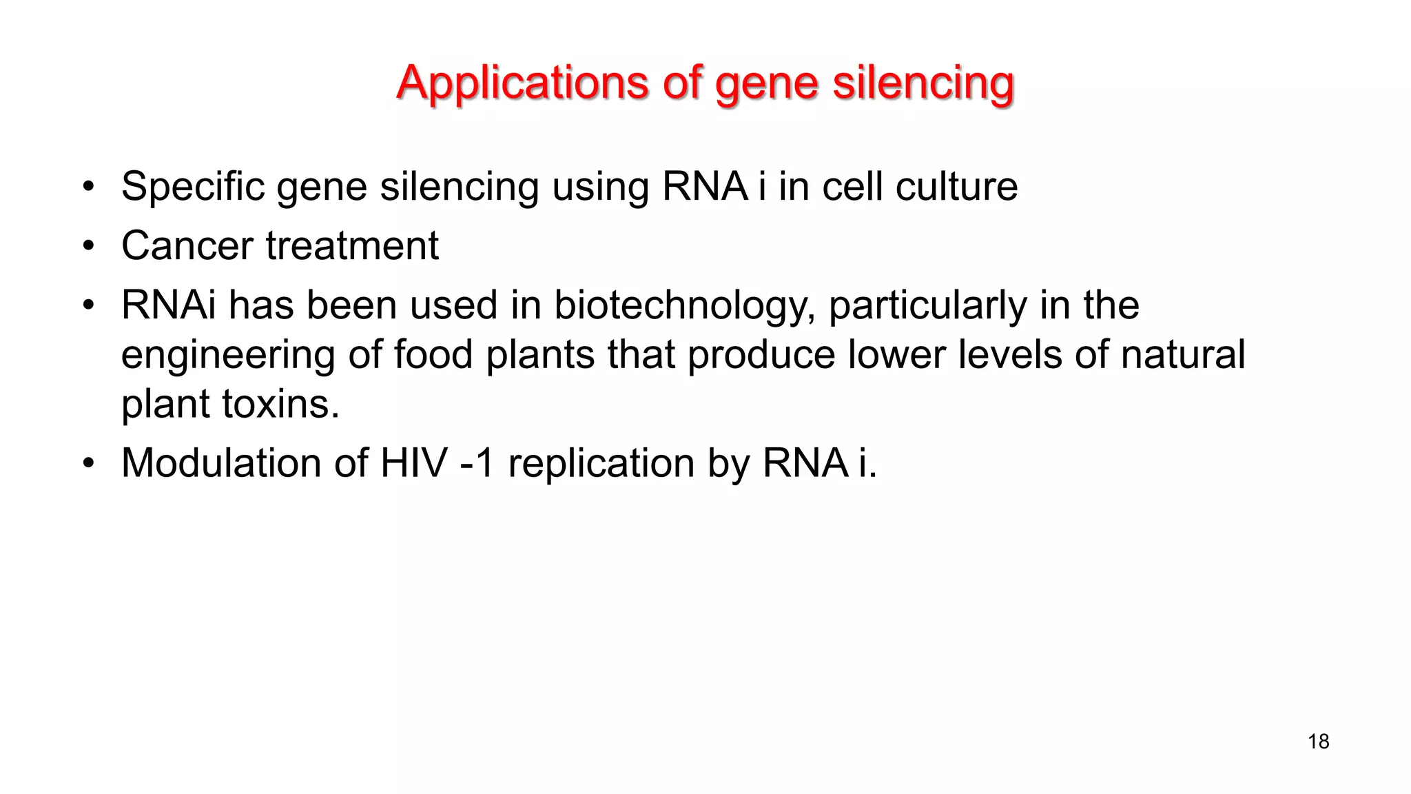 Gene silencing | PPTX
