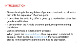Gene silencing | PPTX