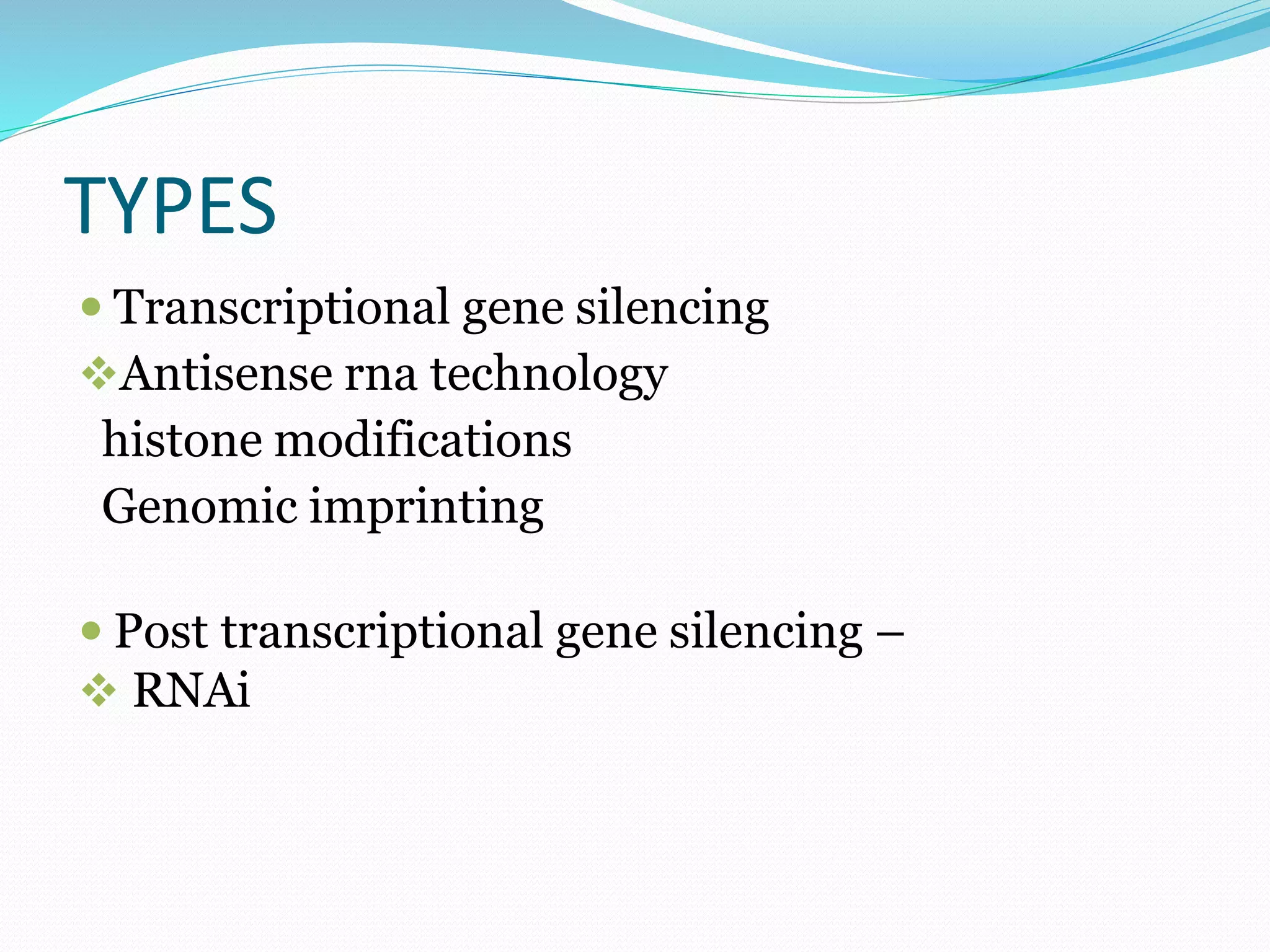 Gene silencing | PPT