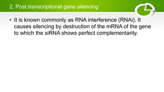 Gene silencing | PPT