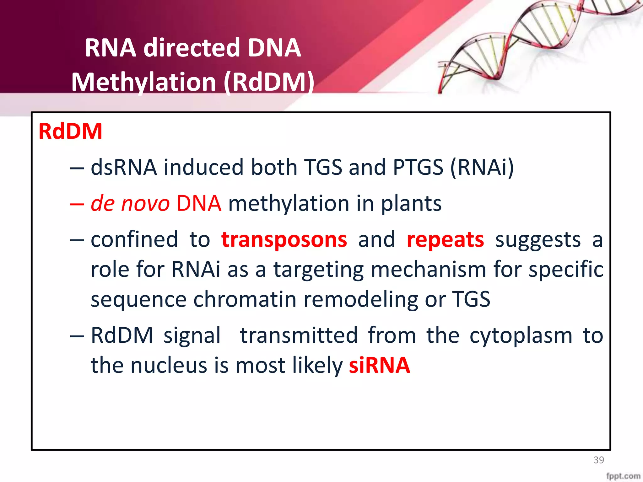 Gene silencing and its application in crop improvement | PPTX