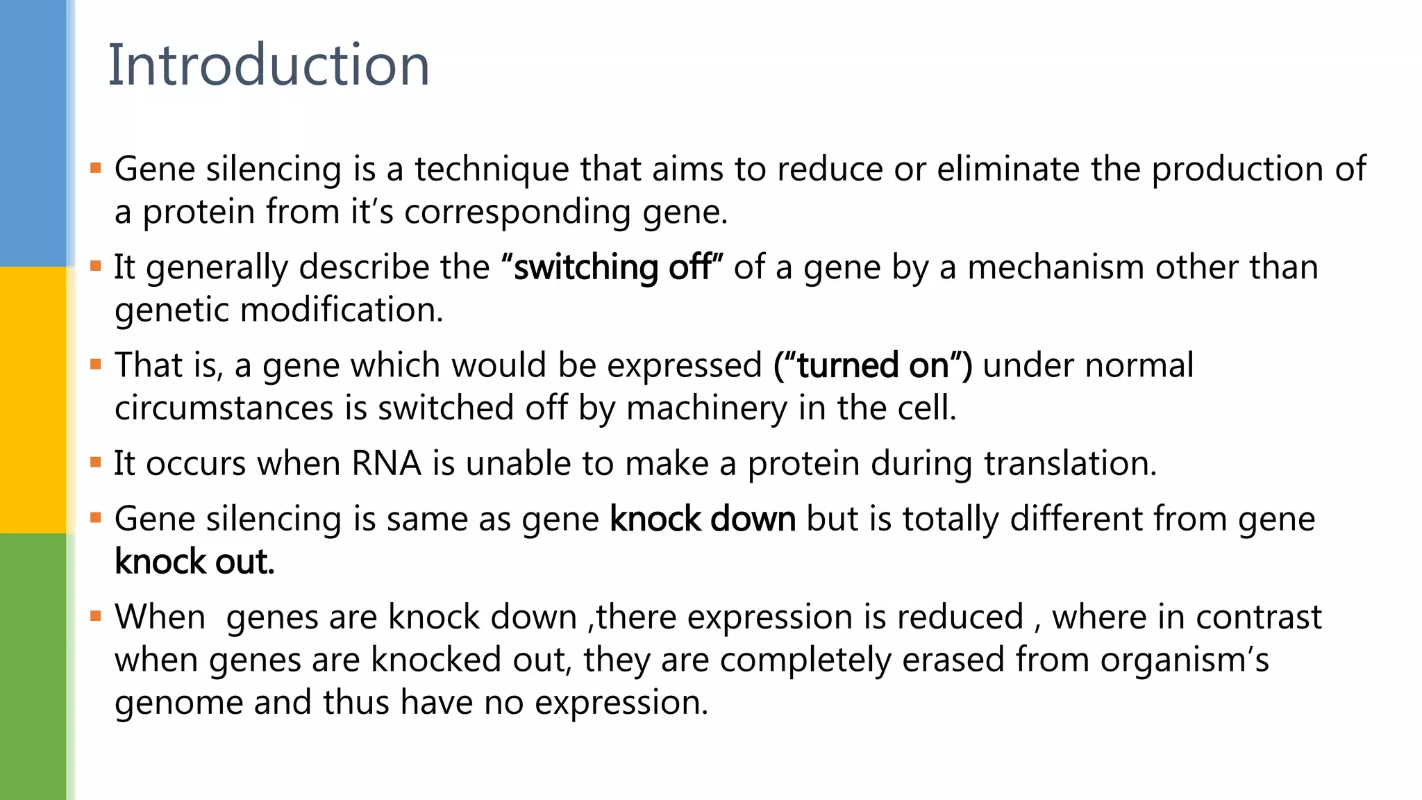 Gene silencing | PPTX
