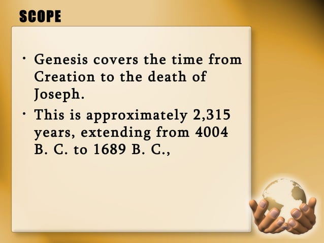 Genesis | PPT | Christianity | Religion & Spirituality