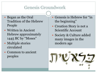 Genesis | PPTX