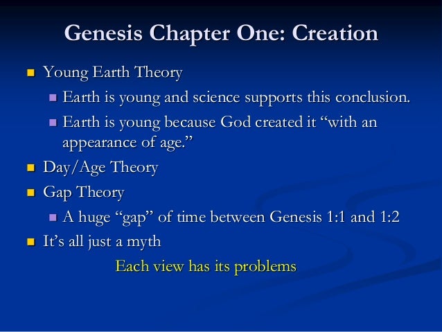 The gap theory of genesis chapter one – ogojizofa