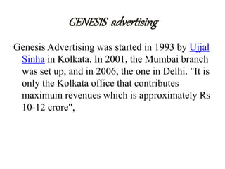 Genesis adverting | PPTX