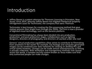 Technicolor’s Genesis Integrates Separate Elements in a Smooth Process ...